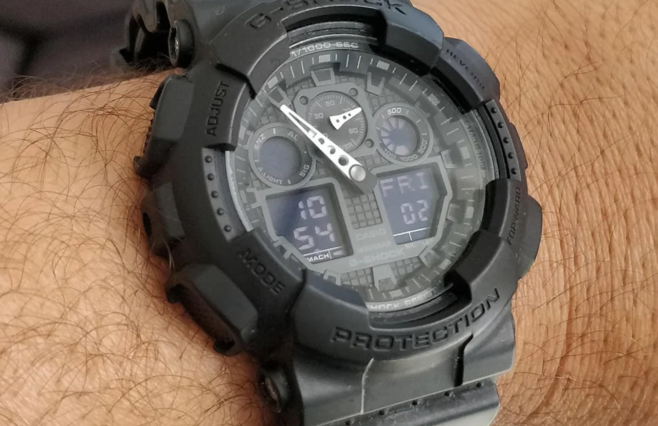 Casio G-Shock Military Matte Black GA-100-1A1 Men’s Watch – Citywatches ...