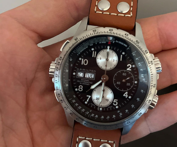 Hamilton Automatic Khaki X-Wind Chronograph H77616533 Mens Watch: Hard