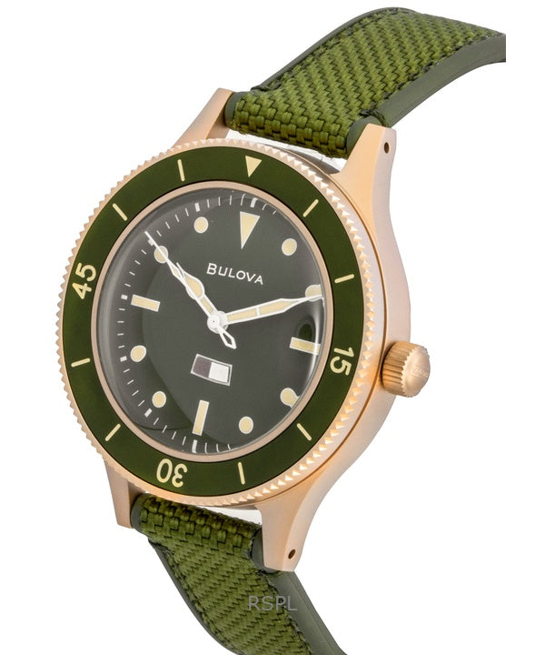 Bulova Mil Ships 150th Anniversary Special Edition Green Dial Automati