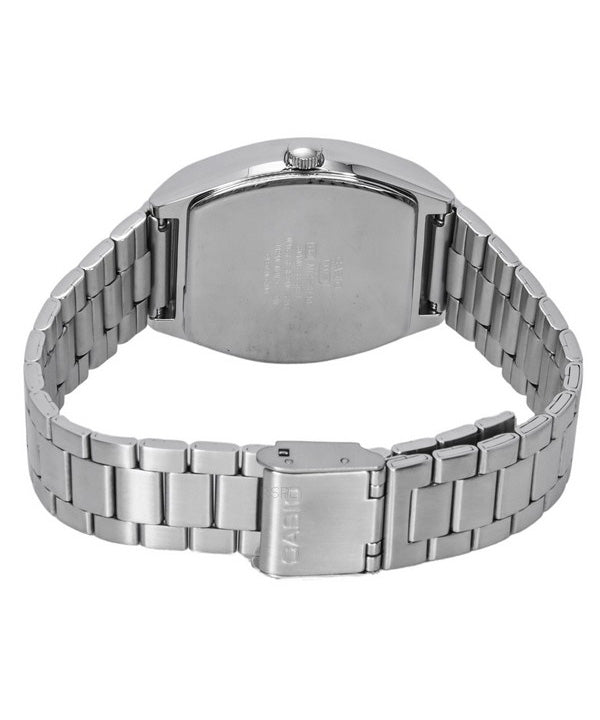 Refurbished Casio Standard Analog Stainless Steel Black Dial Quartz MT