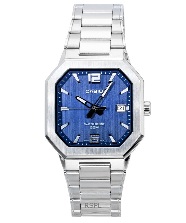 Casio Analog Stainless Steel Blue Dial Quartz MTP-B195D-2AV Men's Watc