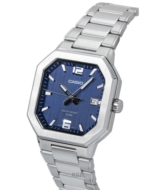 Casio Analog Stainless Steel Blue Dial Quartz MTP-B195D-2AV Men's Watc