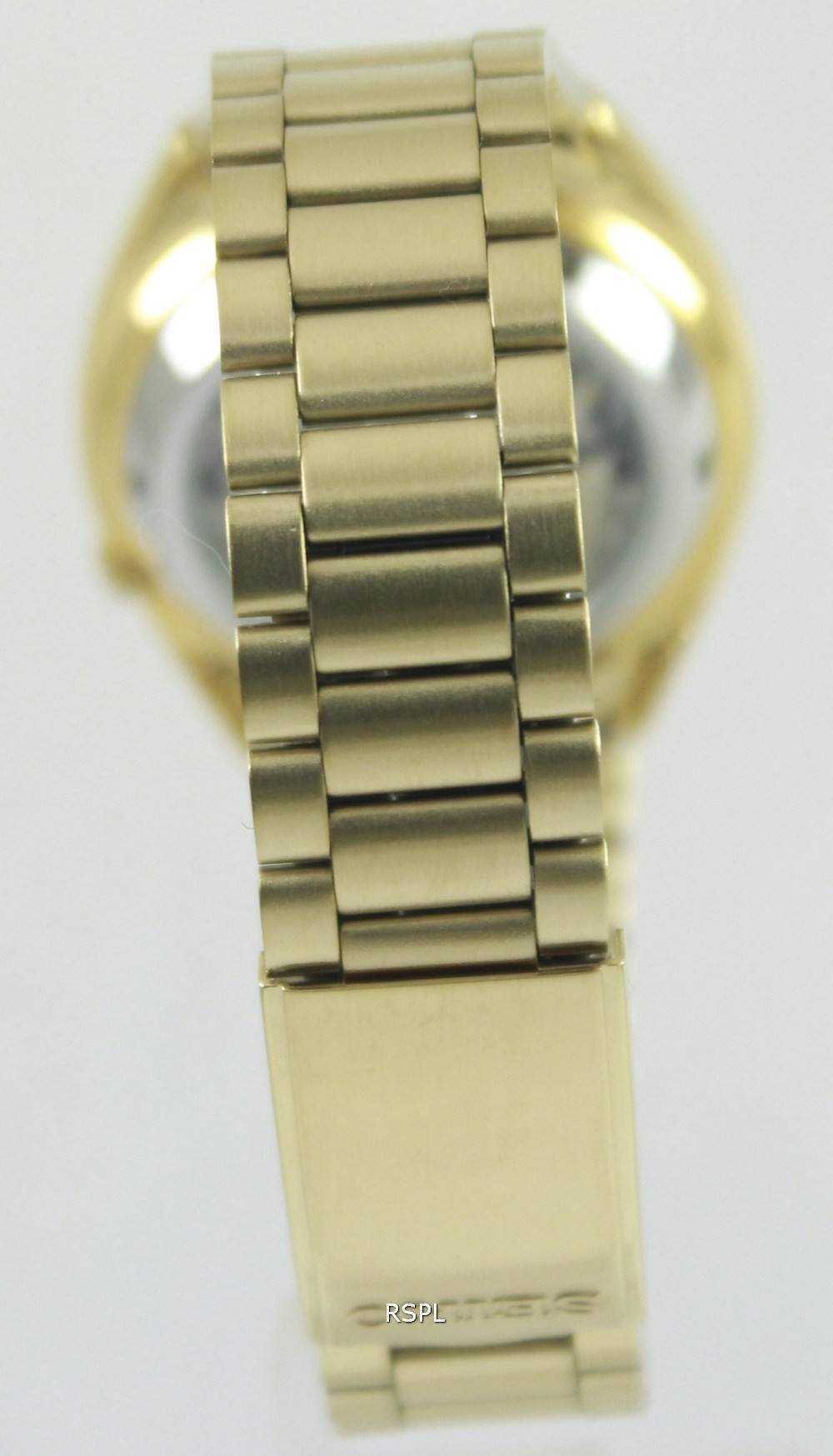 Refurbished Seiko 5 Automatic Gold Dial SNXL72K1 SNXL72K Men's Watch