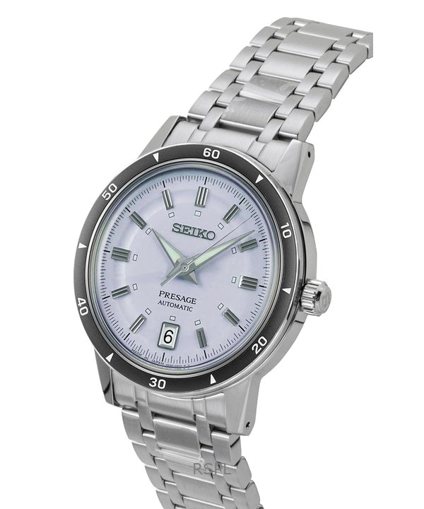 Seiko Presage Style 60's Stainless Steel Light Violet Dial Automatic S